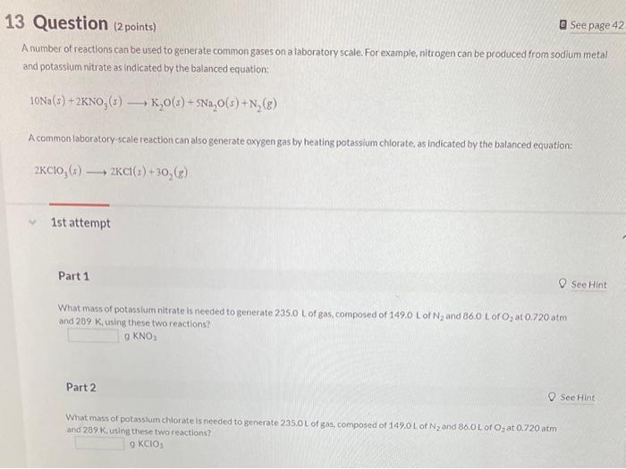 Solved A number of reactions can be used to generate common | Chegg.com