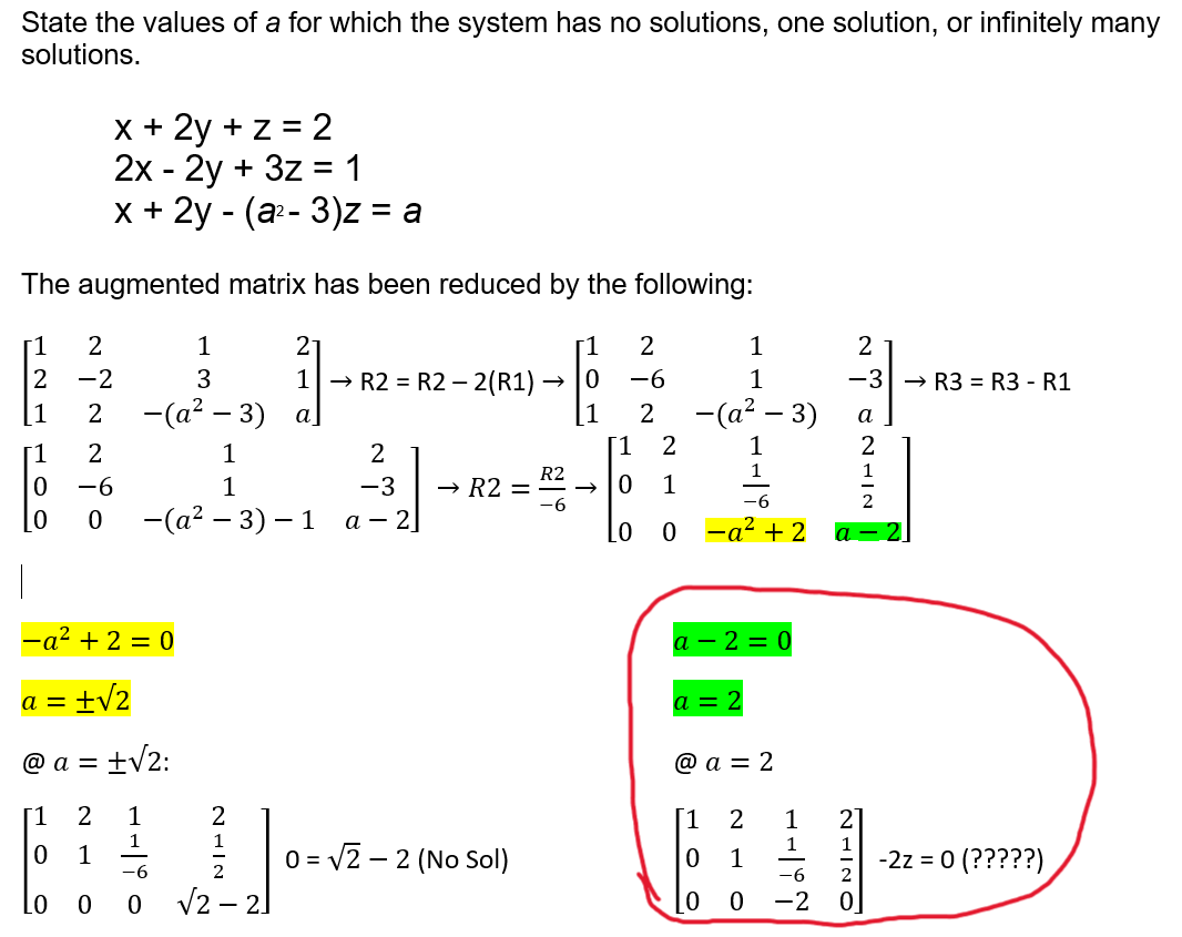 Solved I have done most of the question but am confused | Chegg.com