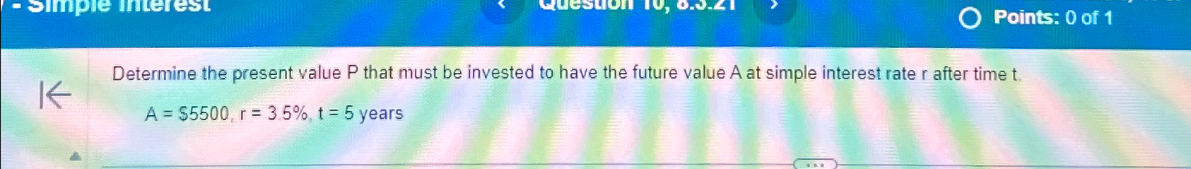 Solved Determine the present value P ﻿that must be invested | Chegg.com
