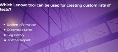 Solved Which Lenovo tool can be used for creating custom | Chegg.com