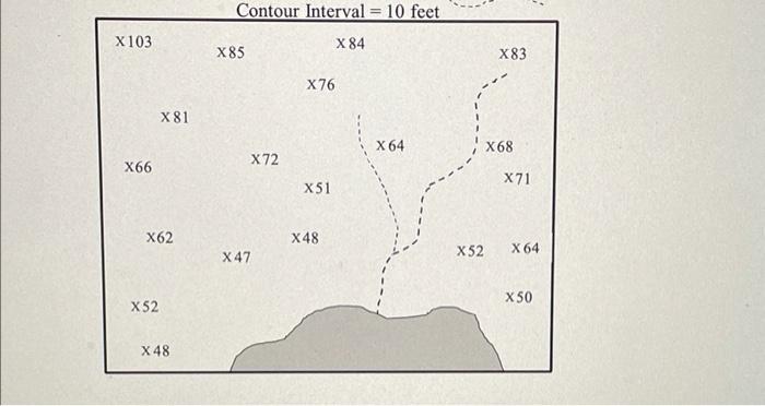 Solved Exercise 2: To construct a topographic map using spot | Chegg.com