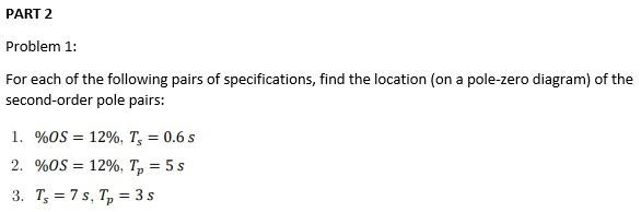 Solved PART 2 Problem 1: For each of the following pairs of | Chegg.com