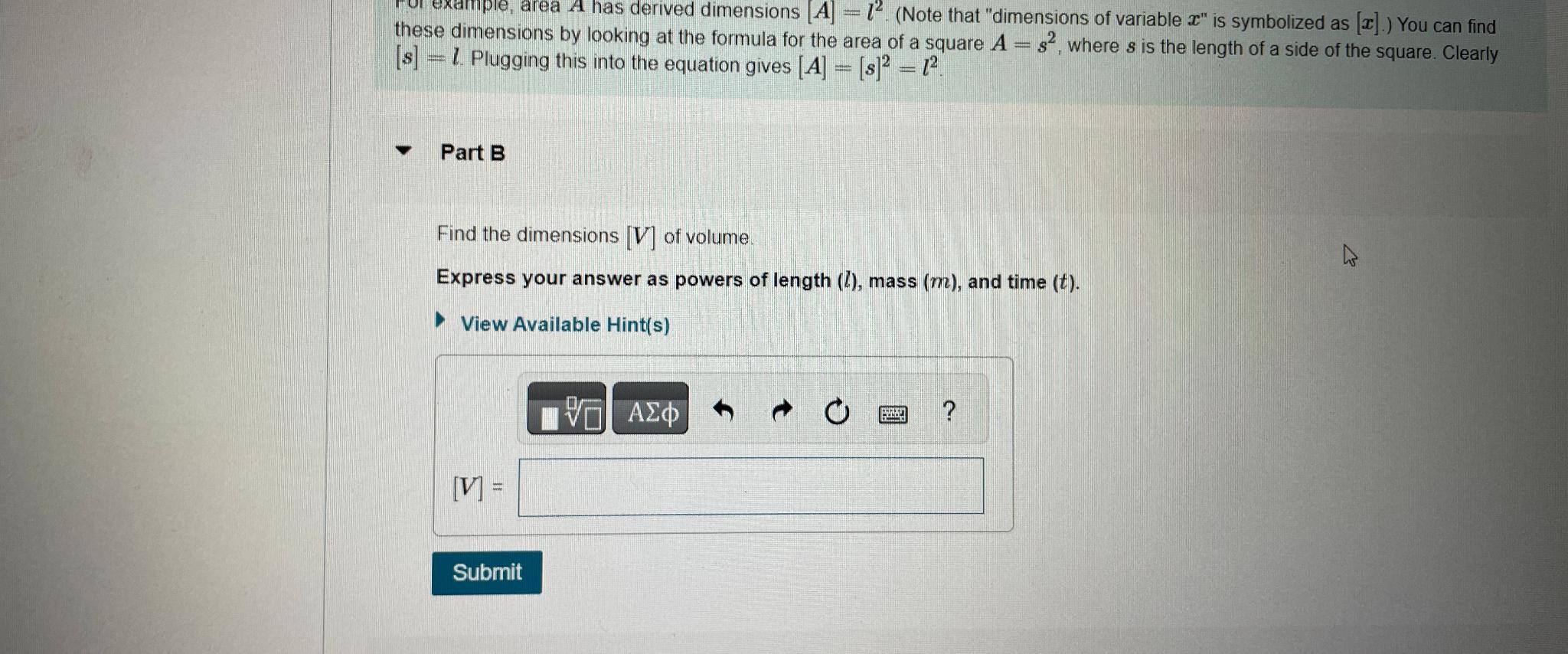 Solved these dimensions by looking at the formut of | Chegg.com