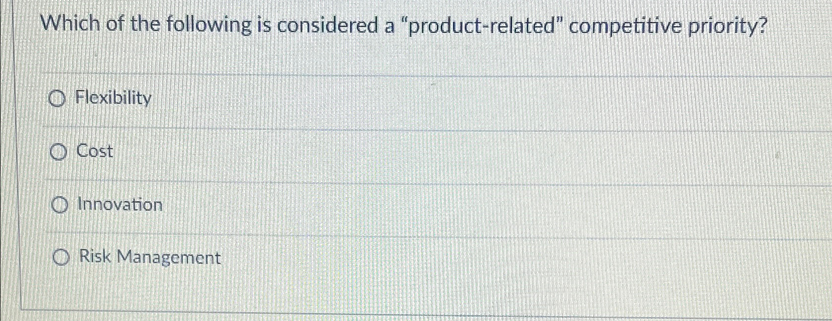 Solved Which of the following is considered a | Chegg.com