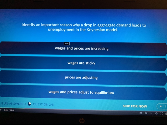 Solved Identify an important reason why a drop in aggregate | Chegg.com
