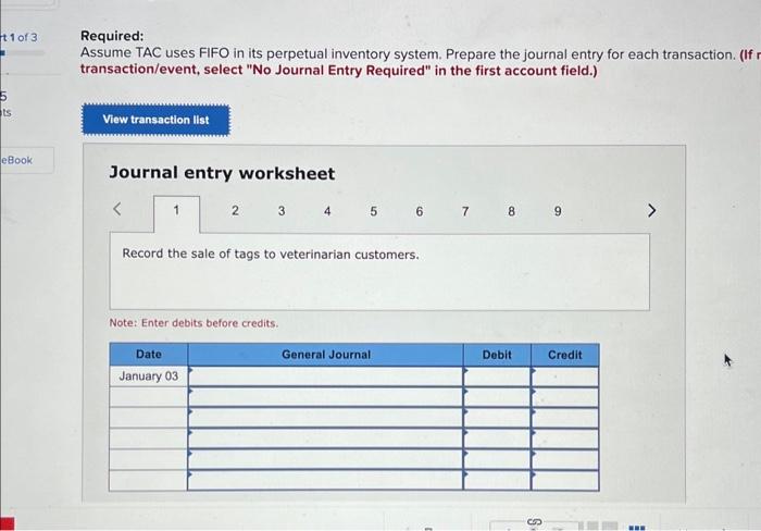 Solved Required information C7-3 through C7-5 (Algo) | Chegg.com