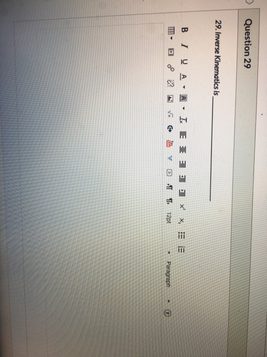 Solved Question 28 28. In Industrial Robotics Homogeneous | Chegg.com