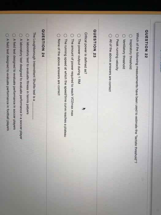 Solved Question Completion Status: QUESTION 19 As exercise | Chegg.com