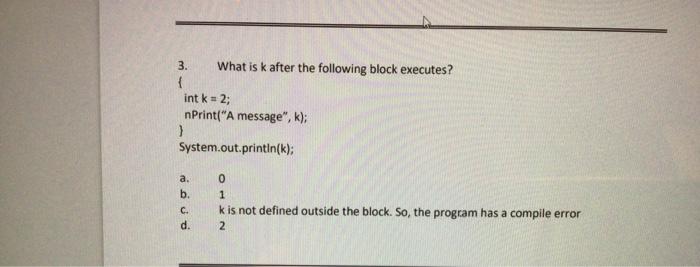 Solved 1.Analyze the following code. Public class Test | Chegg.com