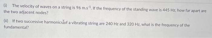 Solved the two adjacent nodes? (ii) If two successive | Chegg.com