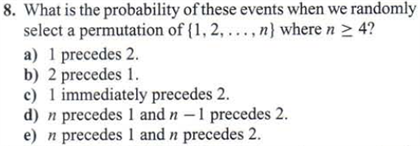 Solved What is the probability of these events when we | Chegg.com