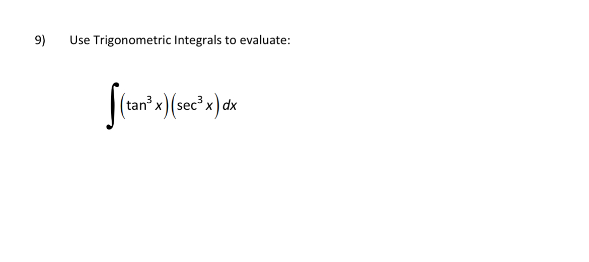 Solved Use Trigonometric Integrals to | Chegg.com