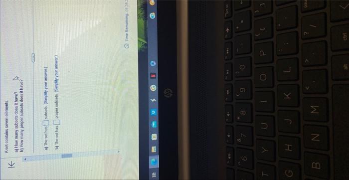 Solved Asel conlains seven elements: a) How many subsets | Chegg.com