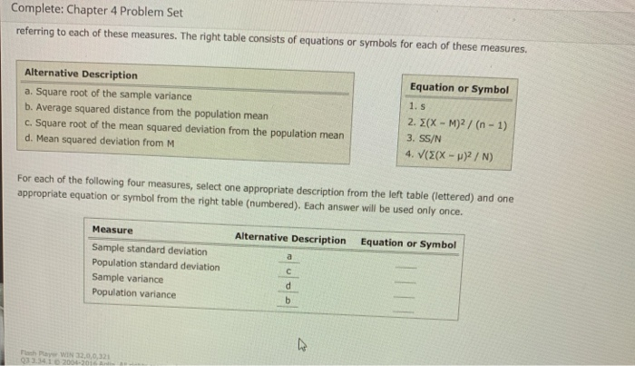 Solved Complete: Chapter 4 Problem Set referring to each of | Chegg.com