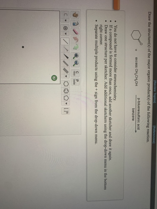 Solved [Review Toples) (References] Draw the structure(s) of | Chegg.com