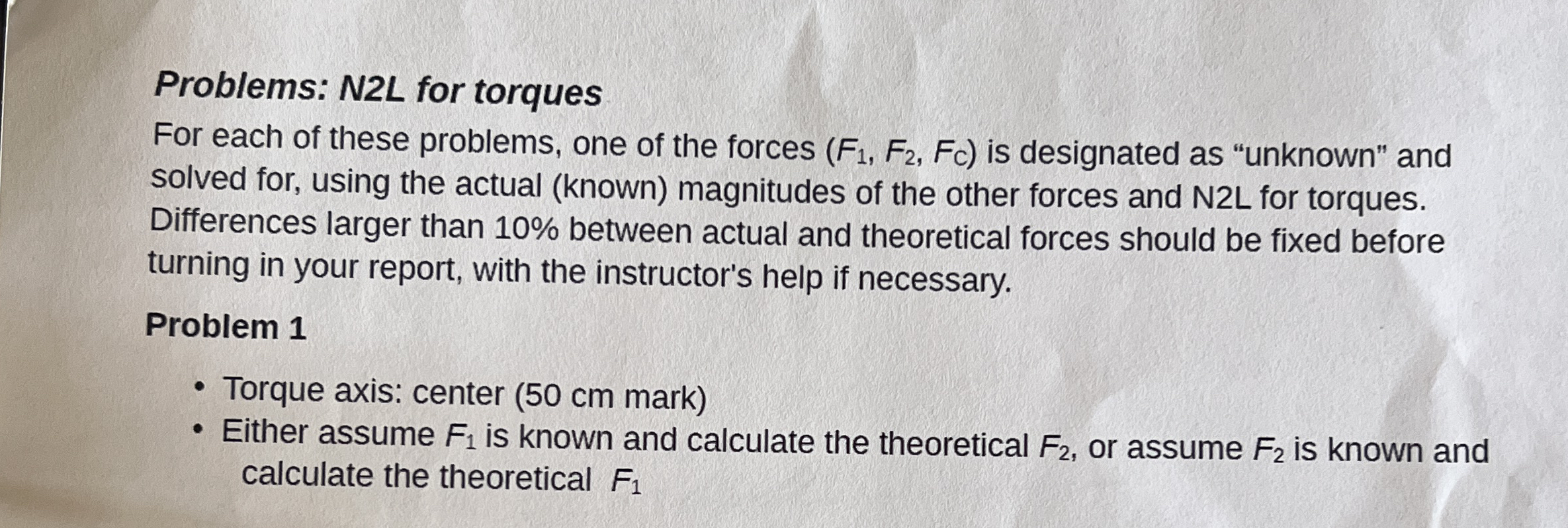 Solved Problems: N2L for torquesFor each of these problems, | Chegg.com
