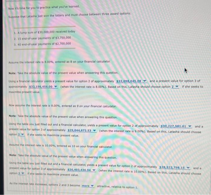 Solved Now it's time for you to practice what you've | Chegg.com