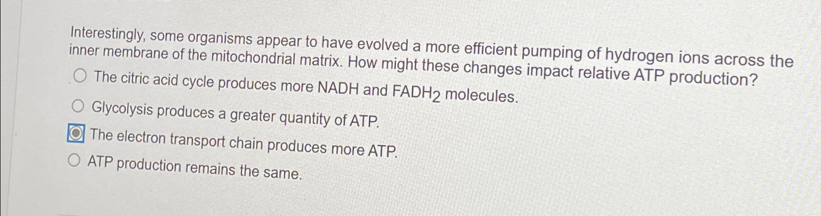 Solved Interestingly, some organisms appear to have evolved | Chegg.com