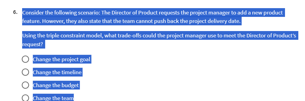 Solved Consider the following scenario: The Director of | Chegg.com