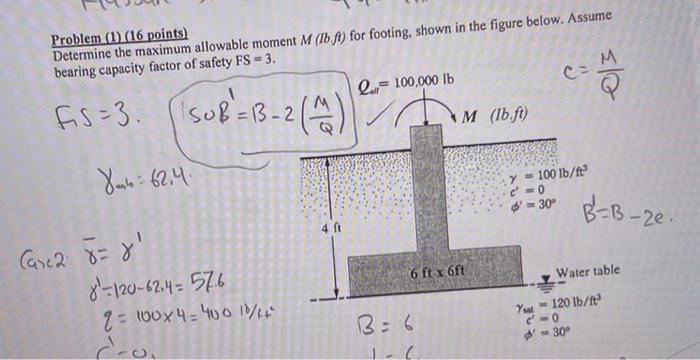 Solved Problem (1) (16 points) Determine the maximum | Chegg.com