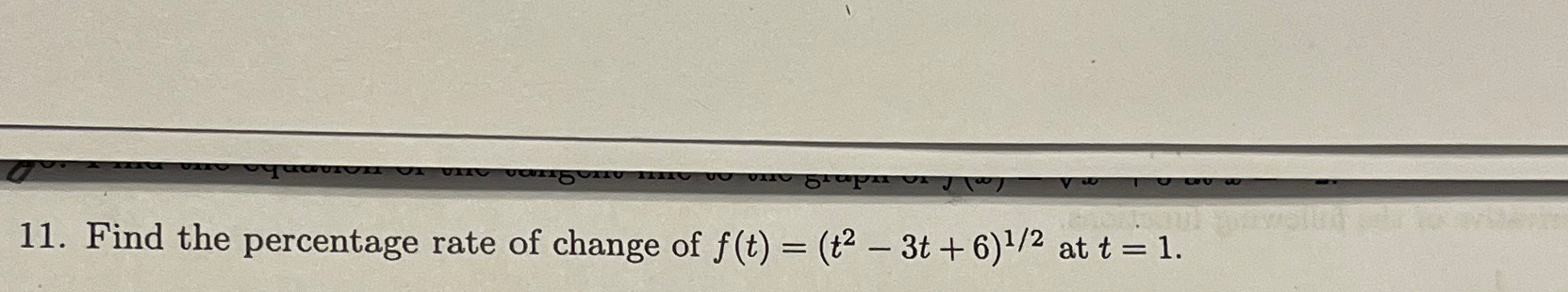 Solved Find the percentage rate of change of | Chegg.com