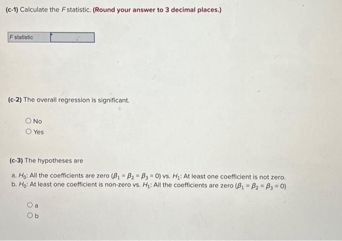Solved Refer to the ANOVA table for this regression. (a) | Chegg.com