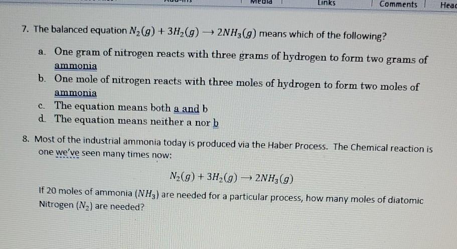 SOLVED: The Reaction Between A Combination Of Ammonia SOLVED: The Reaction Between A Combination Of Ammonia