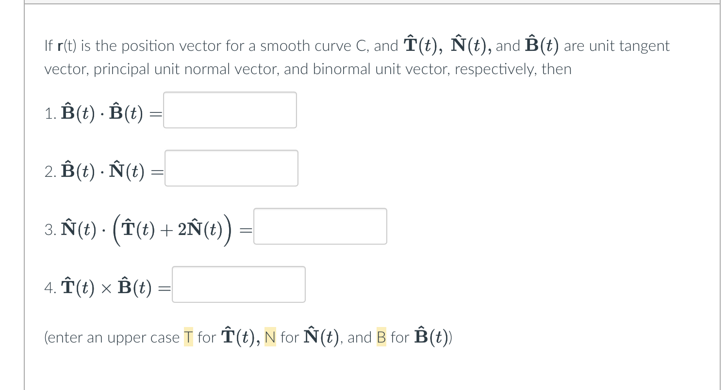 Solved If r(t) ﻿is the position vector for a smooth curve C, | Chegg.com