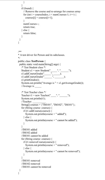 Solved Complete the code becuse The code is incomplete, it | Chegg.com