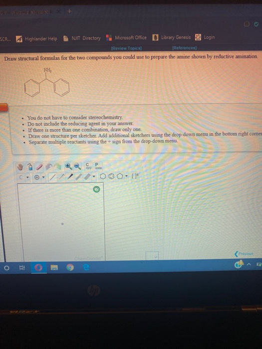 Solved draw structural formula for the two compounds you | Chegg.com