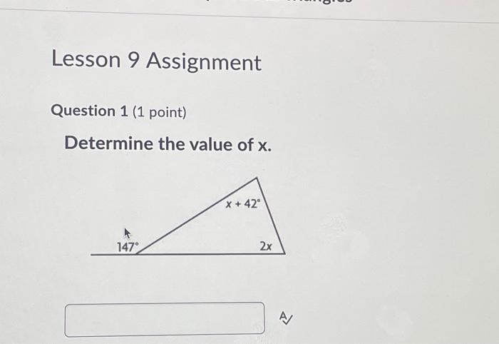 Solved Determine the value of x. | Chegg.com