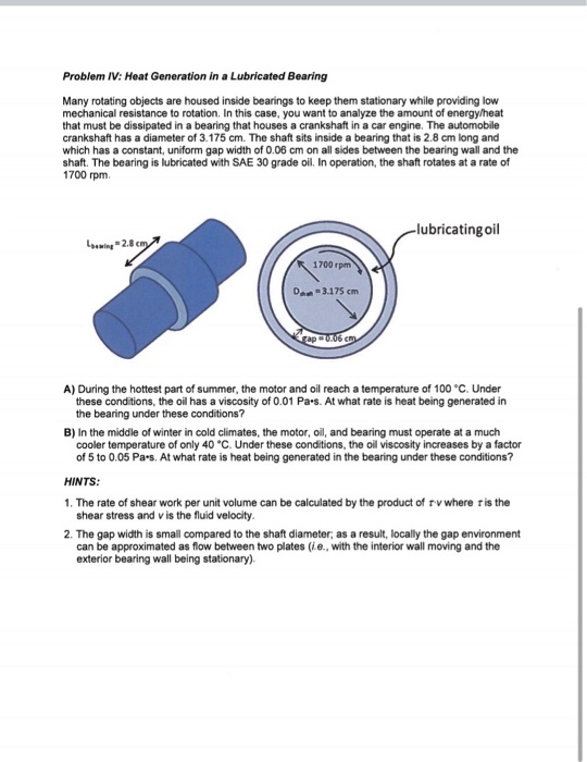 Problem III: Measuring viscosity (Look-ahead Problem) | Chegg.com