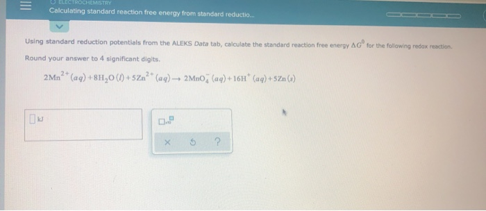 Solved - TRULHEMISTA Calculating standard reaction free | Chegg.com