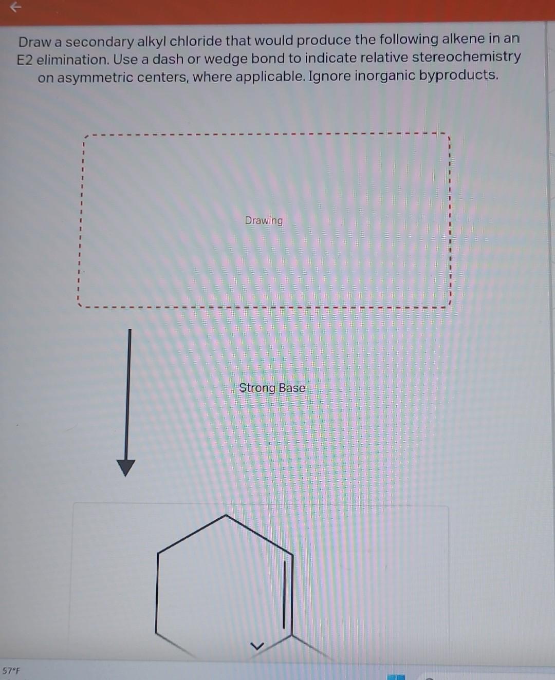Solved Draw a secondary alkyl chloride that would produce | Chegg.com
