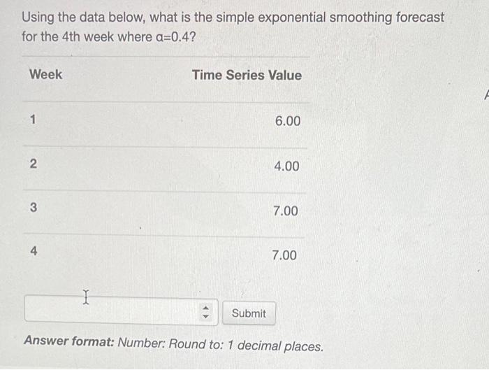 Solved Using the data below, Use the 2 period moving average | Chegg.com