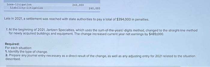 Solved Problem 20-8 (Algo) Accounting changes; six | Chegg.com