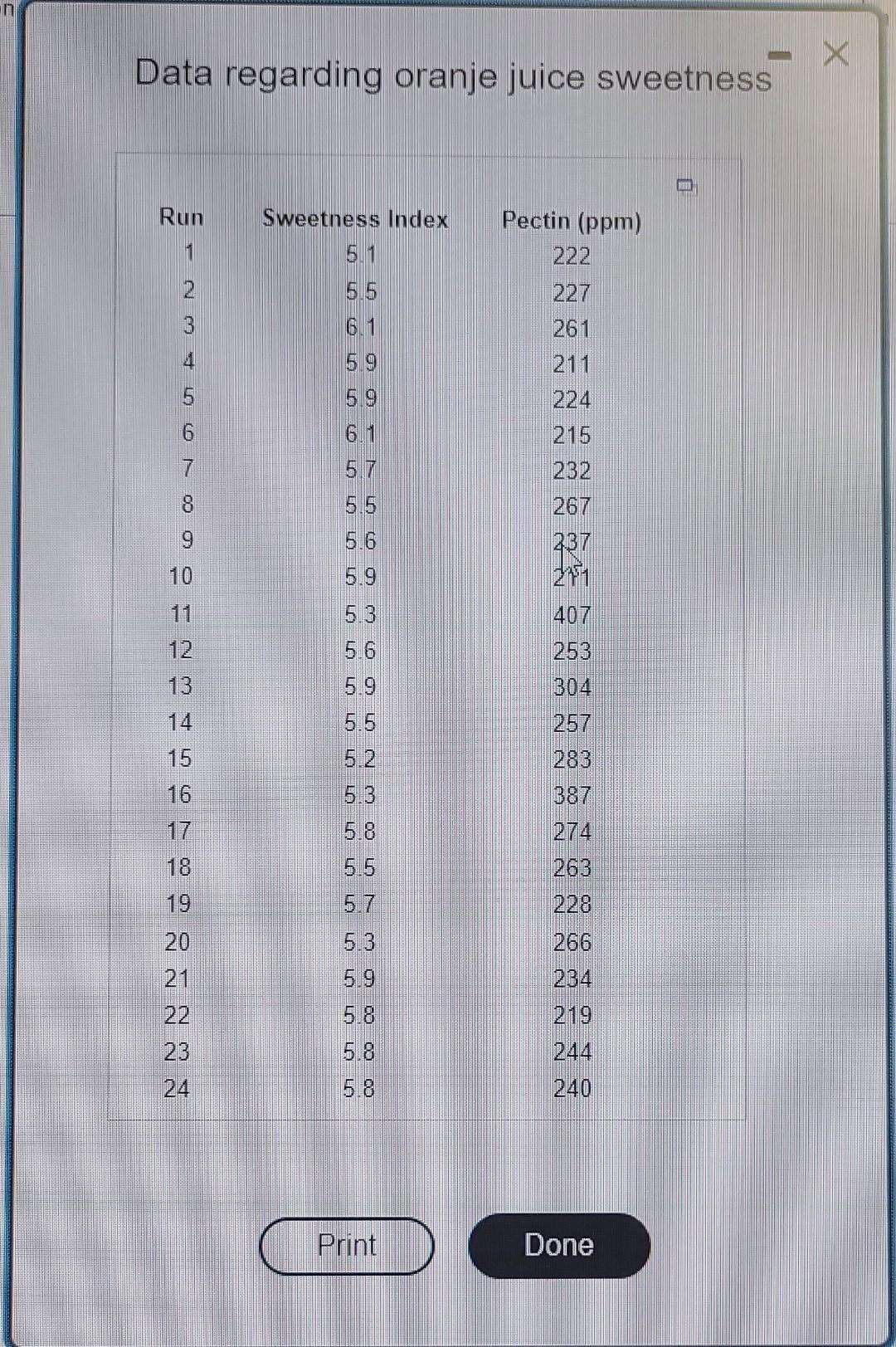 Solved One manufacturer has developed a quantitative index | Chegg.com