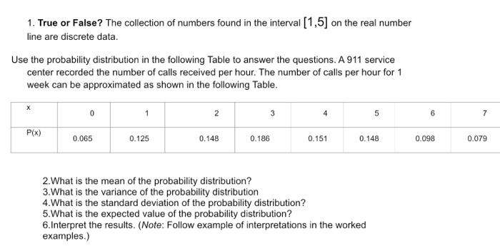 Solved 1. True or False? The collection of numbers found in | Chegg.com