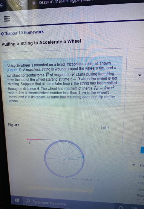 Solved session.mastery Find y, the speed of the string | Chegg.com
