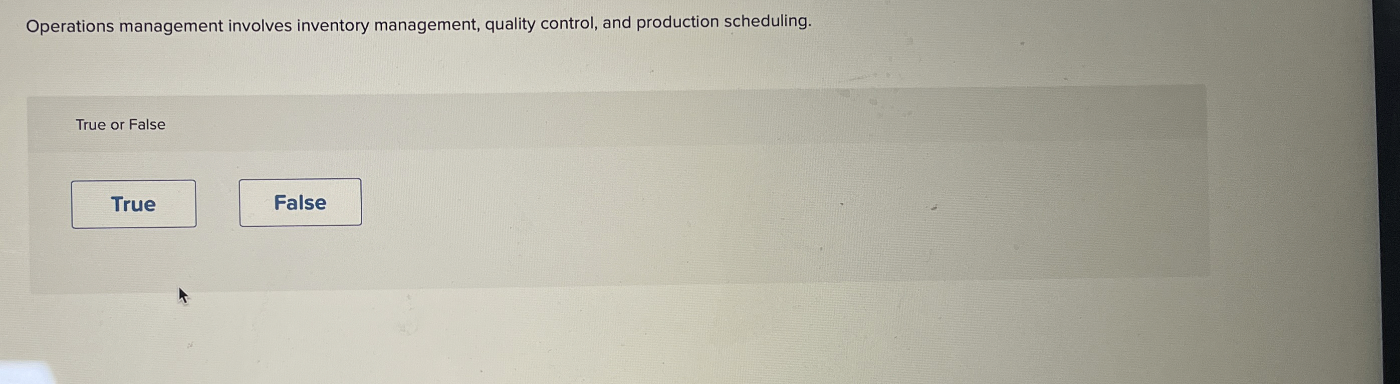 Solved Operations management involves inventory management, | Chegg.com