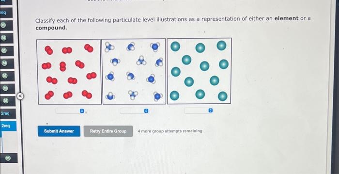 Solved Classify each of the following particulate level | Chegg.com