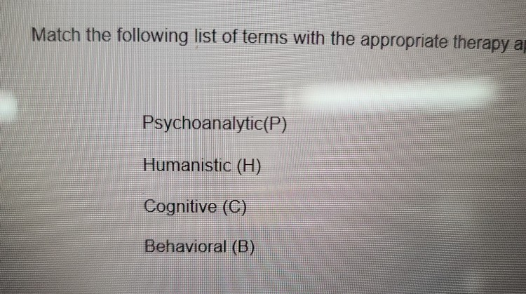 Solved Match the following list of terms with the | Chegg.com