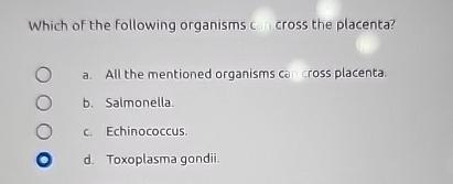 Solved Which of the following organisms c cross the | Chegg.com