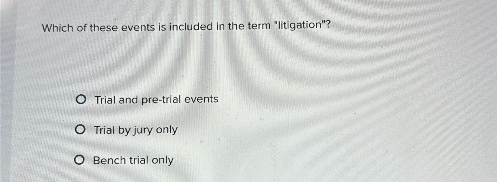 Solved Which of these events is included in the term | Chegg.com