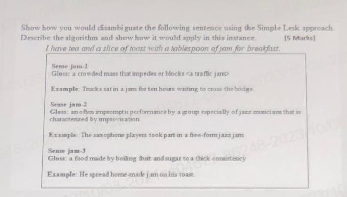 Solved Show how you would disambiguate the following | Chegg.com