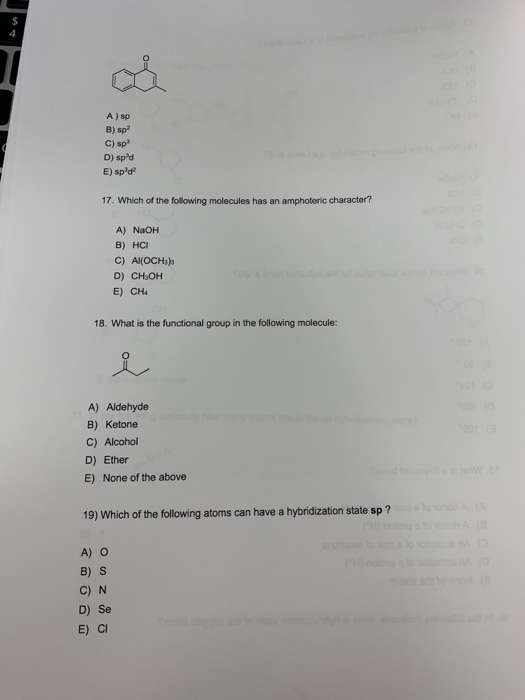 Solved Chemistry 2500-001 Test 1 Spring, 2020 Dr. C. Tirta | Chegg.com