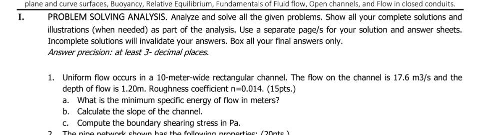 Solved PROBLEM SOLVING ANALYSIS. Analyze and solve all the | Chegg.com