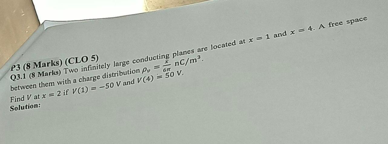 Solved P3 (8 Marks) (CLO 5) Q3.1 (8 Marks) Two infinitely | Chegg.com Solved P3 (8 Marks) (CLO 5) Q3.1 (8 Marks) Two infinitely | Chegg.com