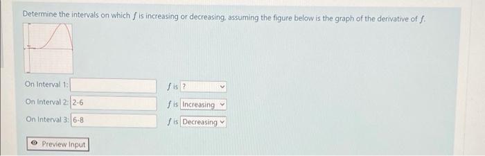 Solved Determine the intervals on which is increasing or | Chegg.com