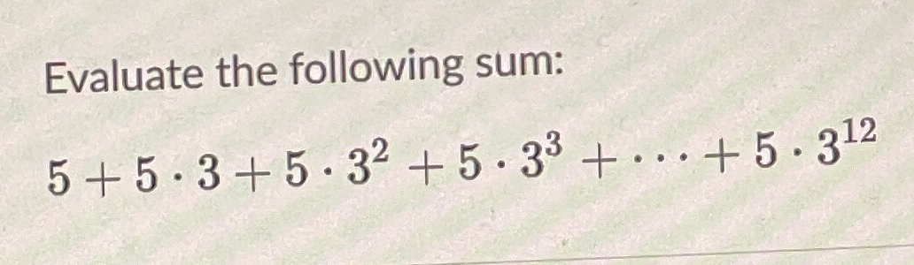 Solved Evaluate the following | Chegg.com